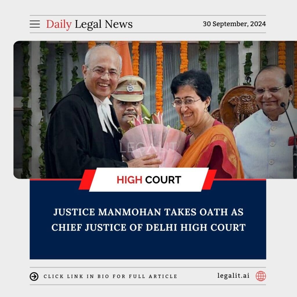 Justice Manmohan Takes Oath as Chief Justice of Delhi High Court ... Justice Manmohan Takes Oath as Chief Justice of Delhi High Court ...
